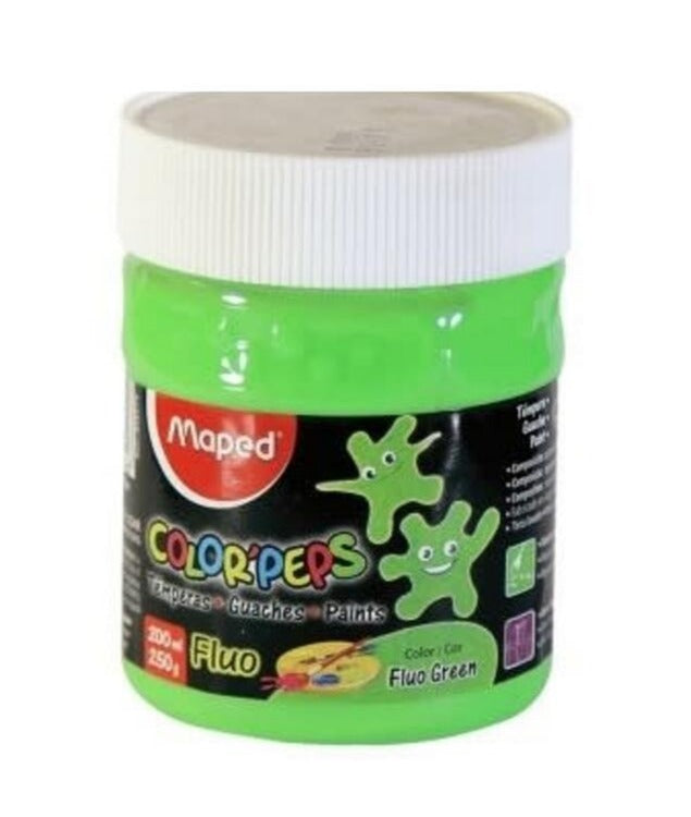 Maped Paint Pot - Fluorescent Green, 200ml — Preggy Plus