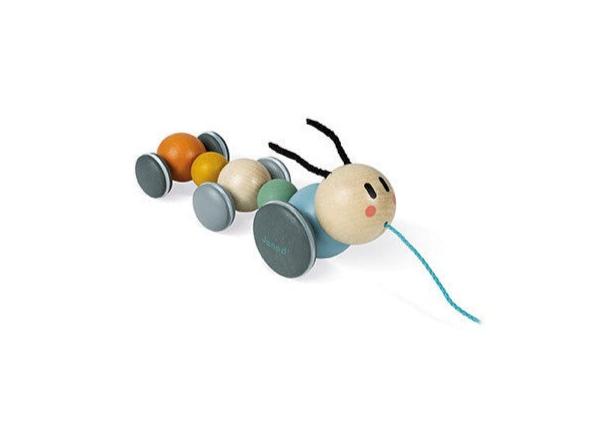 Janod Sweet Cocoon Pull-Along Caterpillar — Preggy Plus