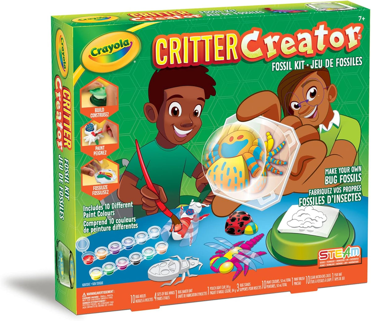 Crayola Critter Creator Metallic Bug Fossil Kit for Kids — Preggy Plus