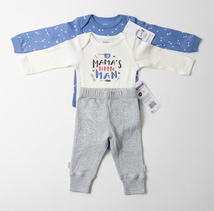 Gerber Baby Boys Take-Me-Home 3 piece Set - Mama's Little Man, 12 Mont ...