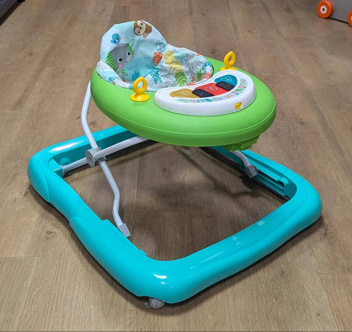 New & Assembled Bright Starts Tiny Trek Walker, Jungle Vines, 2-in-1 W ...