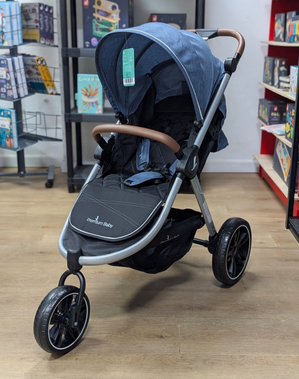 New & Assembled Premium Baby 3-Wheel Stroller - Maverick — Preggy Plus